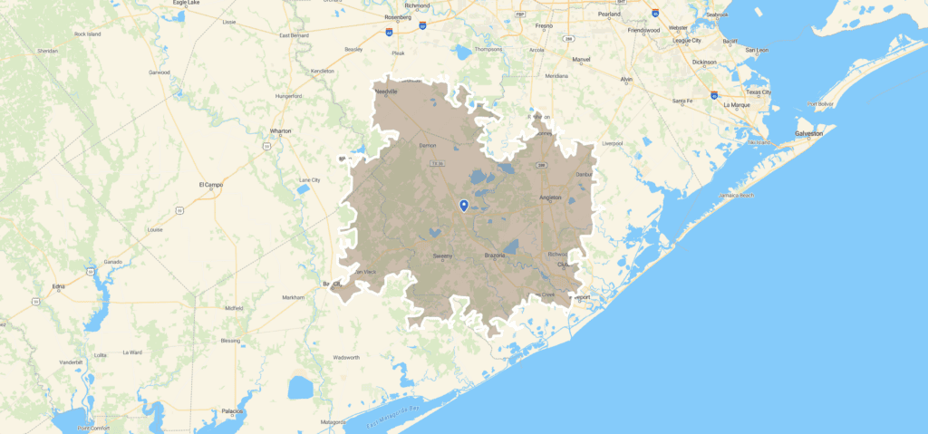 Build Location Area Map - Cornerstone Builders